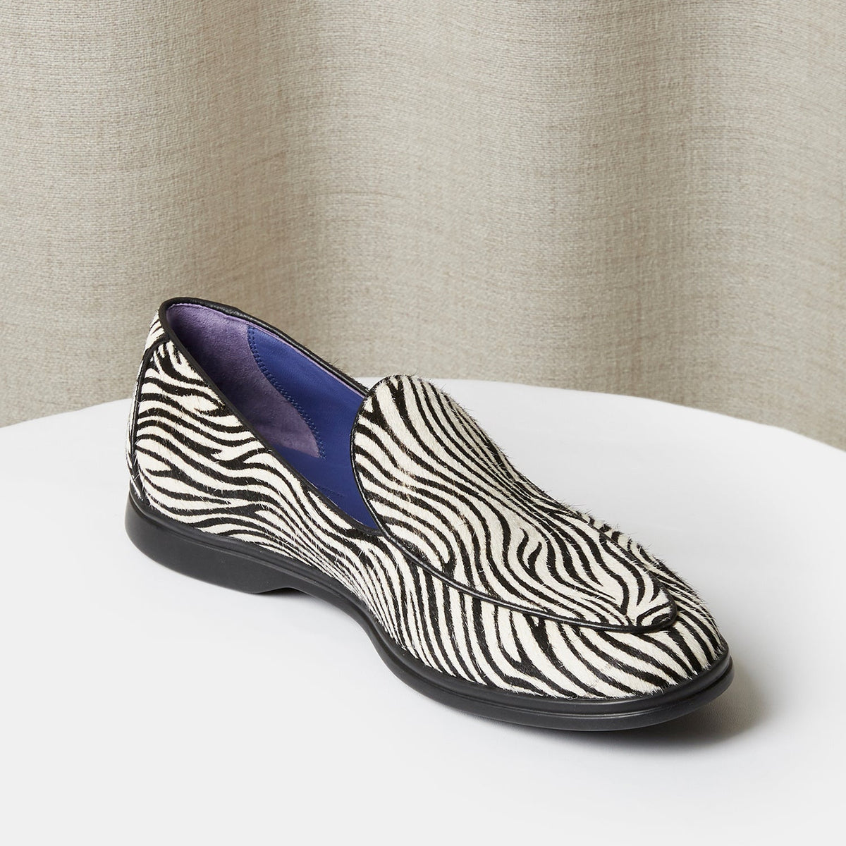 Belgian Loafer in Zebra Pony Hair – Arthur Sleep