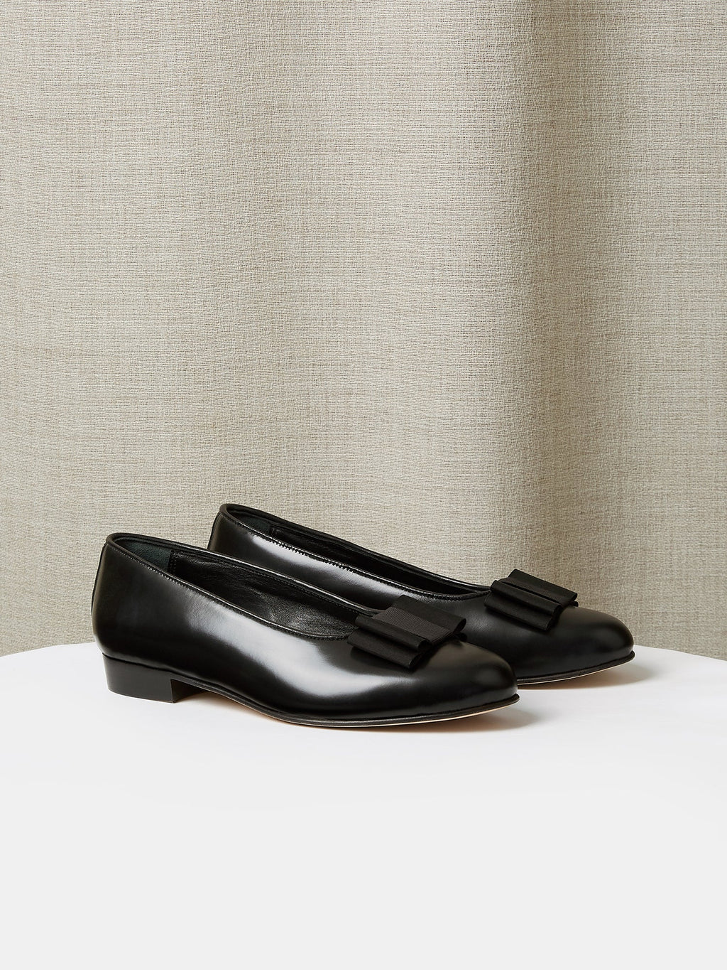 Black French Calf Leather Opera Pumps – Arthur Sleep