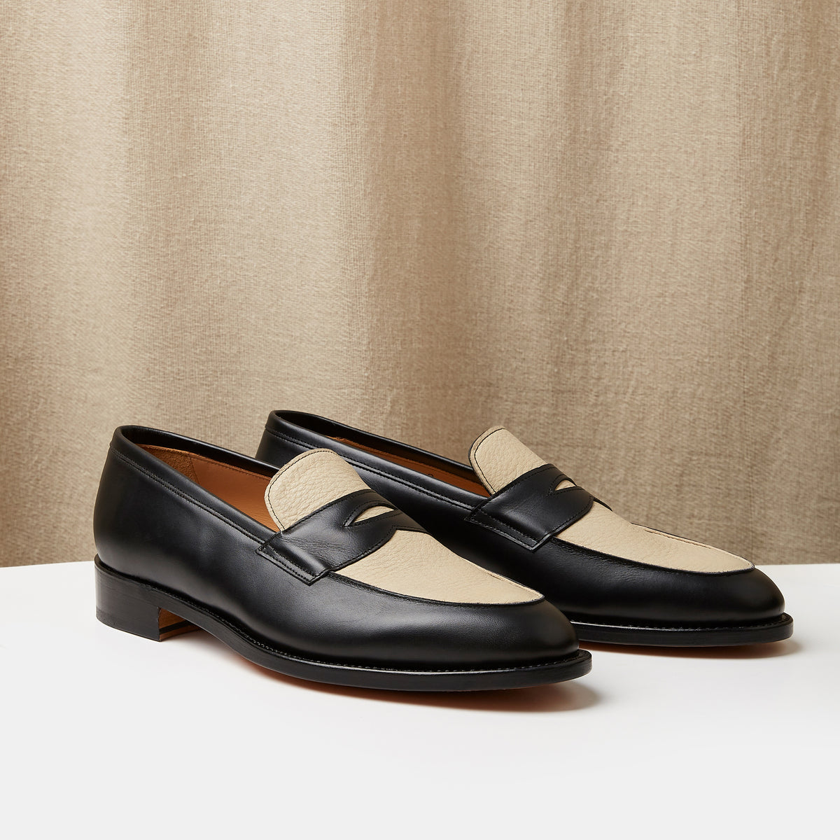 The Spectre Two-Tone Goodyear Welted Penny Loafer – Arthur Sleep